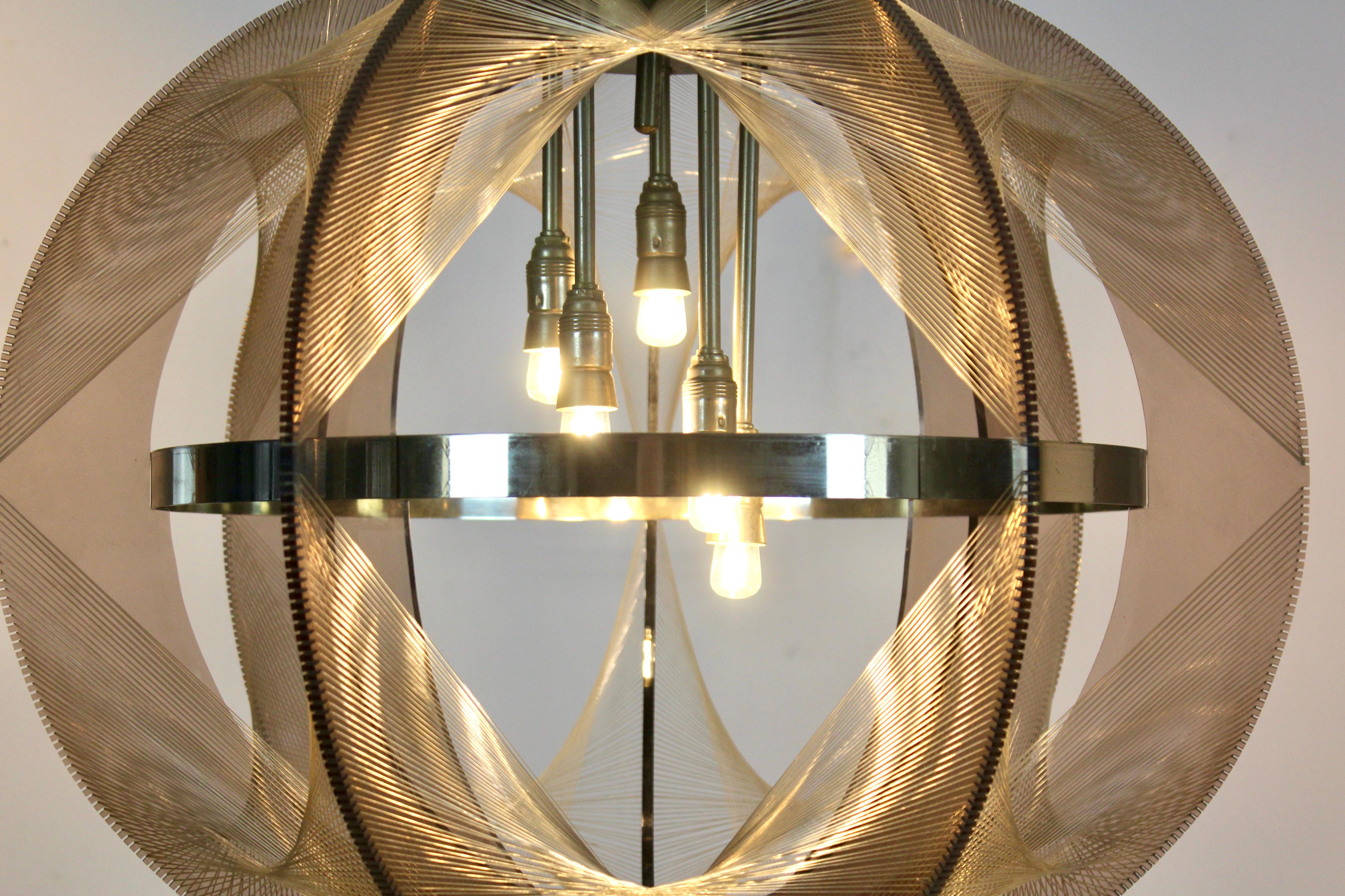 Large ‘Swag’ Pendant by Paul Secon for Sompex at 1stDibs