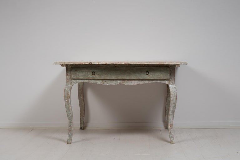 Large Swedish 18th Century Rococo Side Table For Sale at 1stDibs