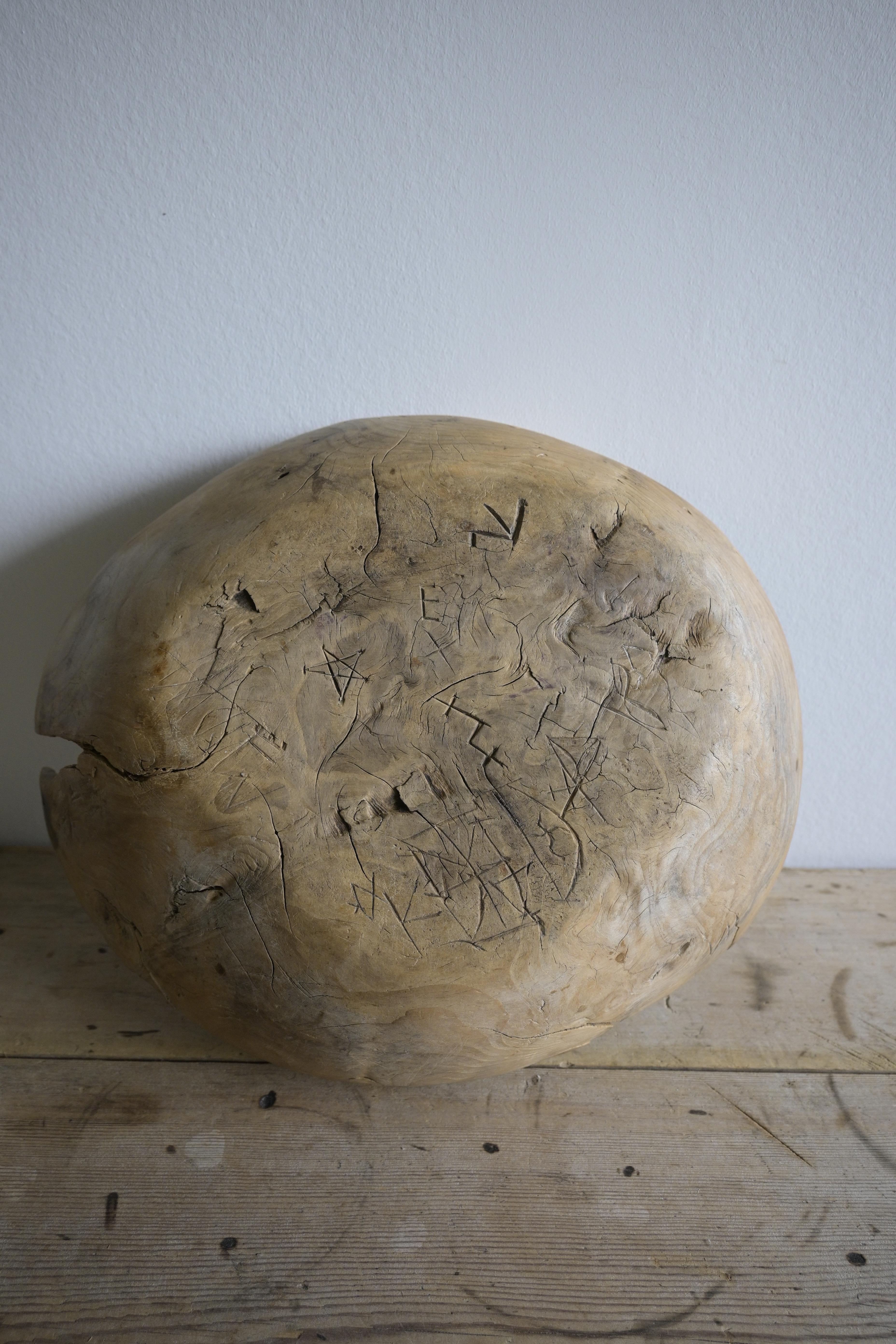 Large Swedish Burl Birch Bowl, ca 1830 For Sale at 1stDibs