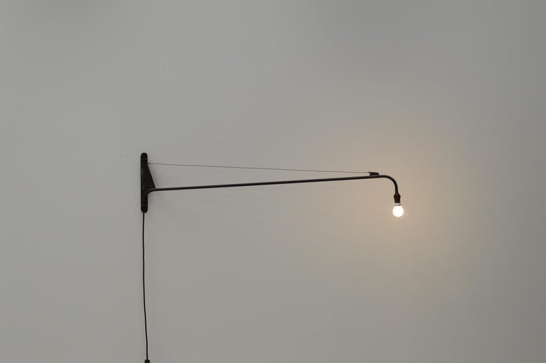 Large Swing-Jib lamp by Jean Prouvé, 1950s France. For Sale at 1stDibs