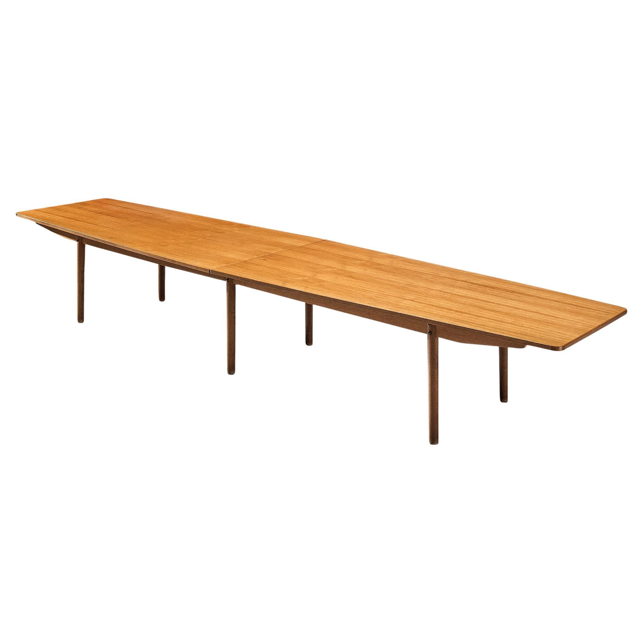 Large Custom Sam Maloof Table with Extension Leaves in Walnut For Sale ...