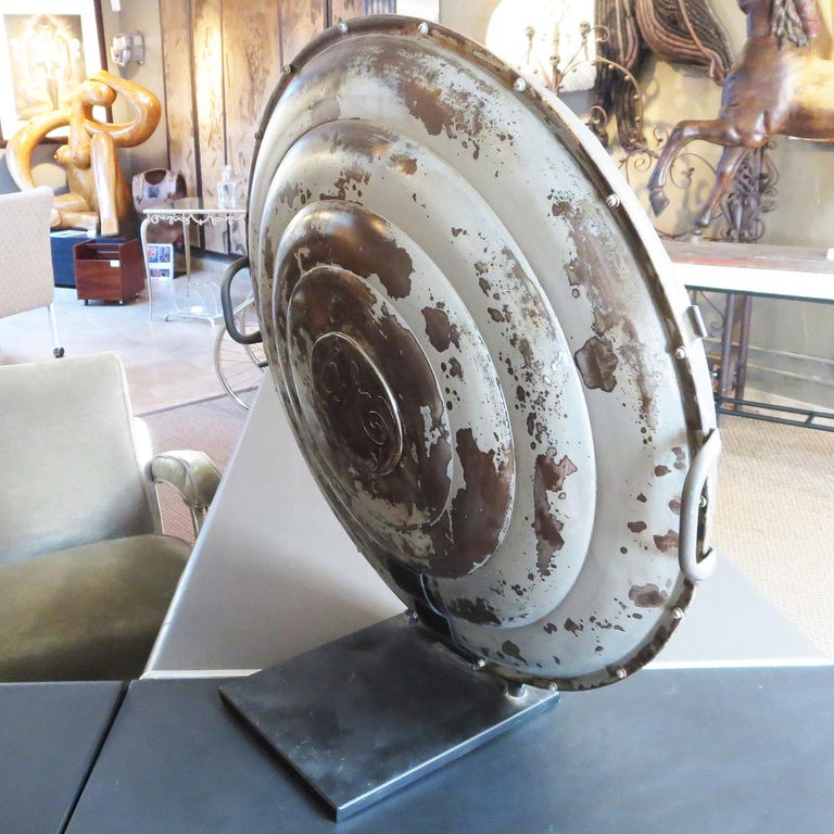 Large Table Mounted Parabolic Mirror by G.E. at 1stDibs