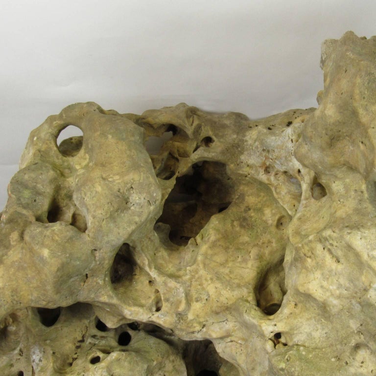 Large Taihu Gongshi Scholar Stone at 1stDibs