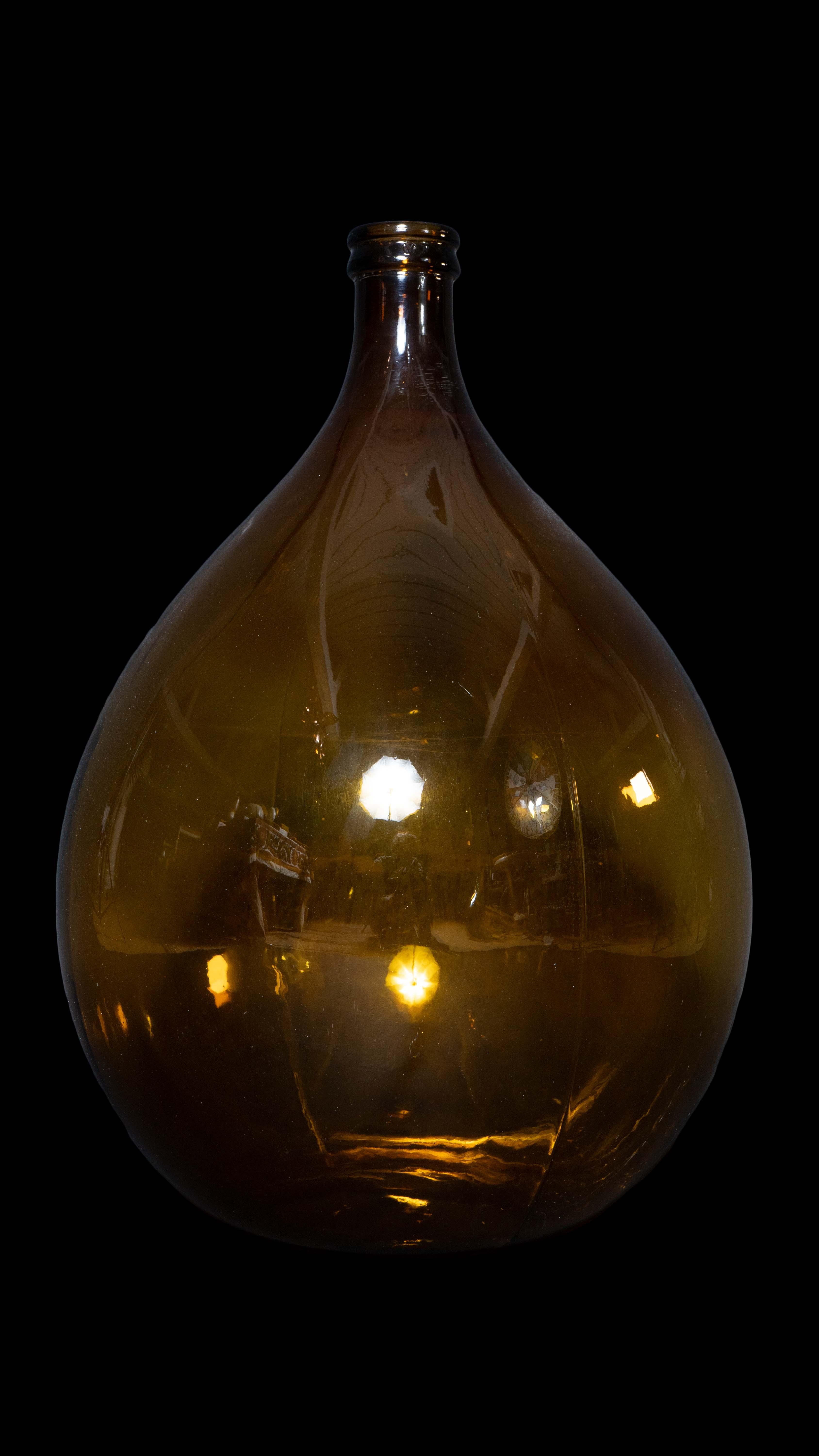 Large Tan Demi-John Jar at 1stDibs | demi jar