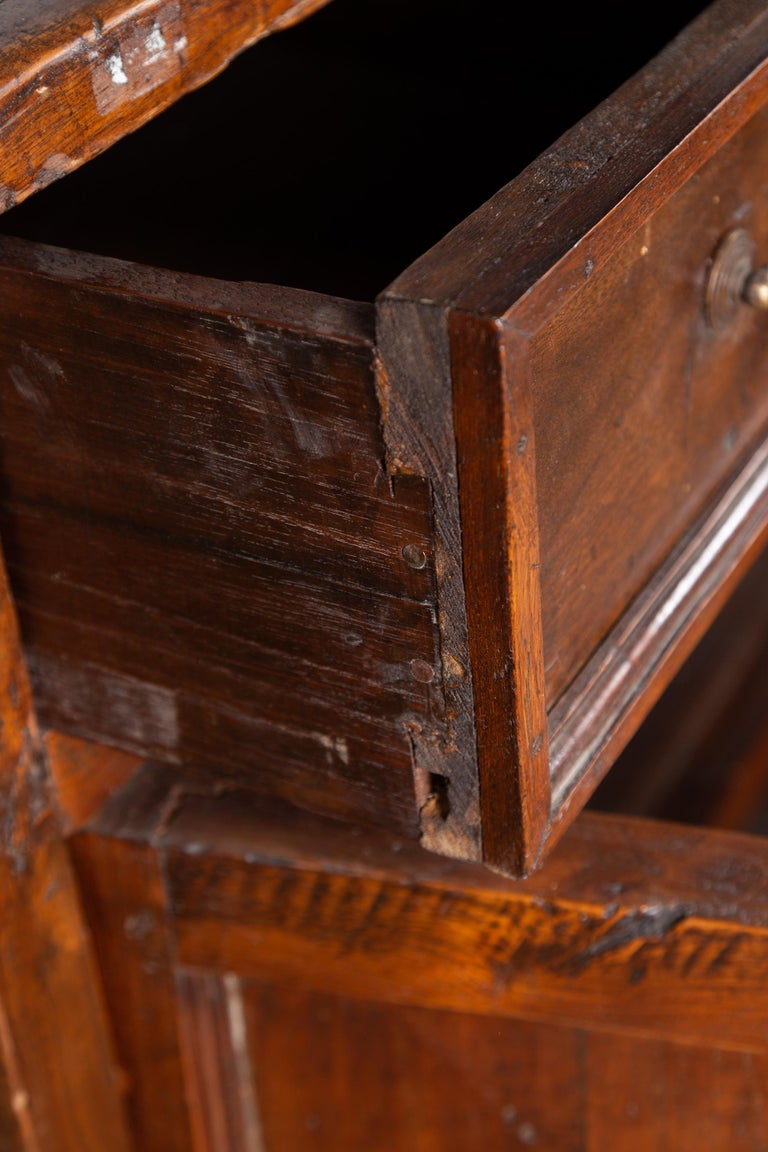 Large Teak Cabinet from Java, with Four Drawers and Four Sets of Double ...