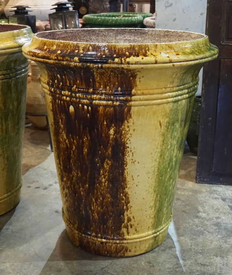 Large Terracotta Art Deco Pot For Sale at 1stDibs