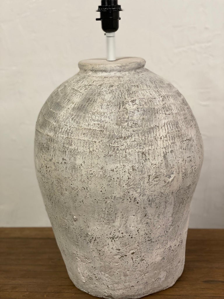 Large Terracotta Jar Lamp/Base Only For Sale at 1stDibs | terracotta ...