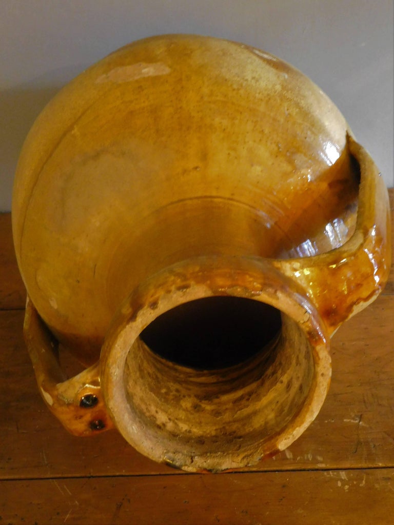 Large Terracotta Olive Oil Amphora with Spout and Handles, Italy, circa ...