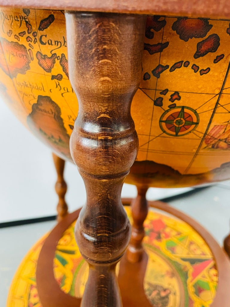 Large Terrestrial and Celestial Globe with Astrological Signs, Circa ...