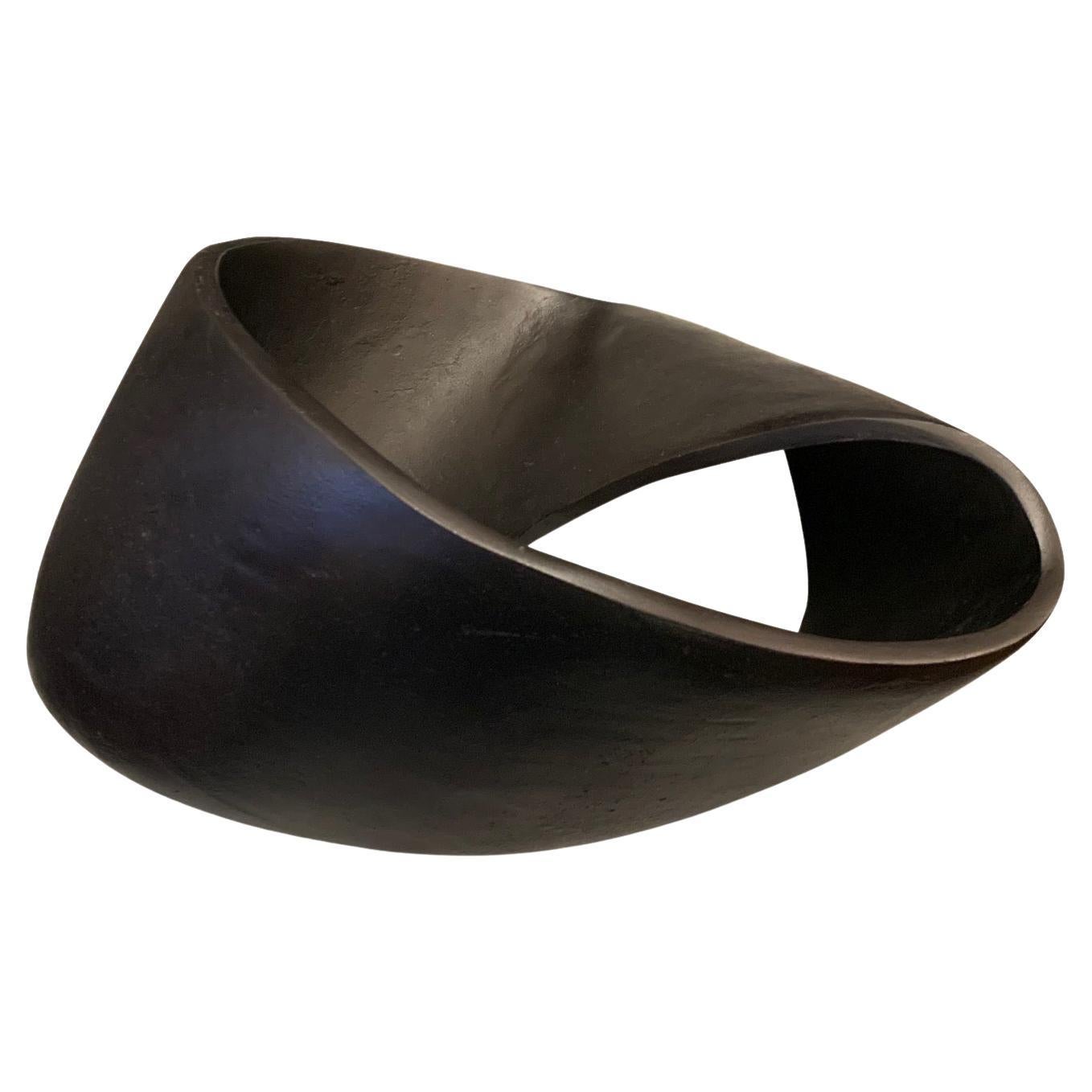 Large Wooden Ribbon Sculpture For Sale at 1stDibs