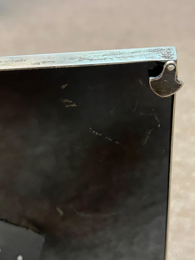 Large Tiffany and Co. Sterling Silver Picture Frame with Postwar ...