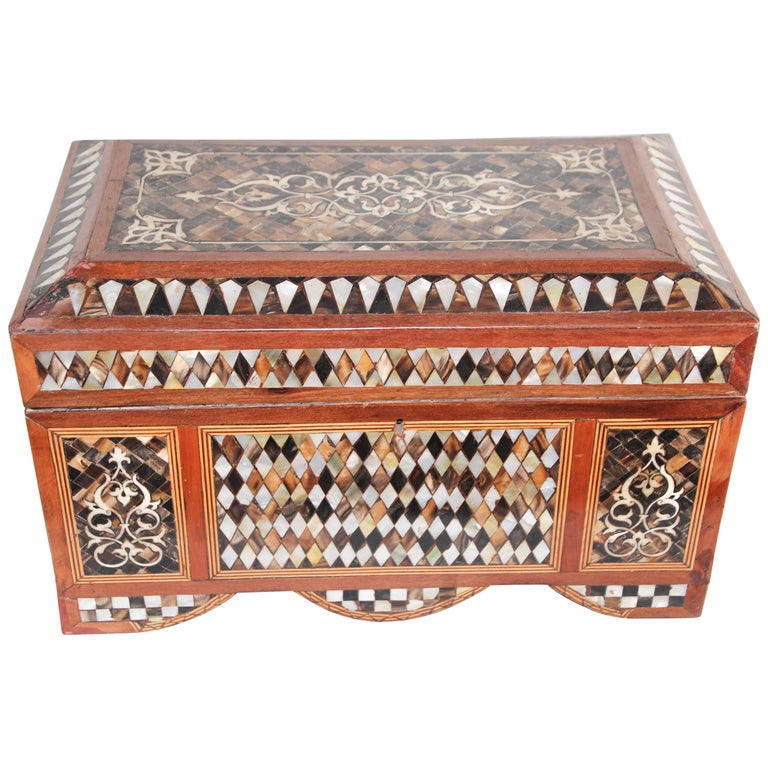 Large Turkish Decorative Jewelry Box at 1stDibs | turkish jewelry box ...