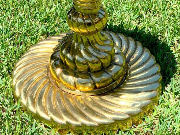 Large Turkish Spiral Brass Brazier For Sale at 1stDibs | turkish ...
