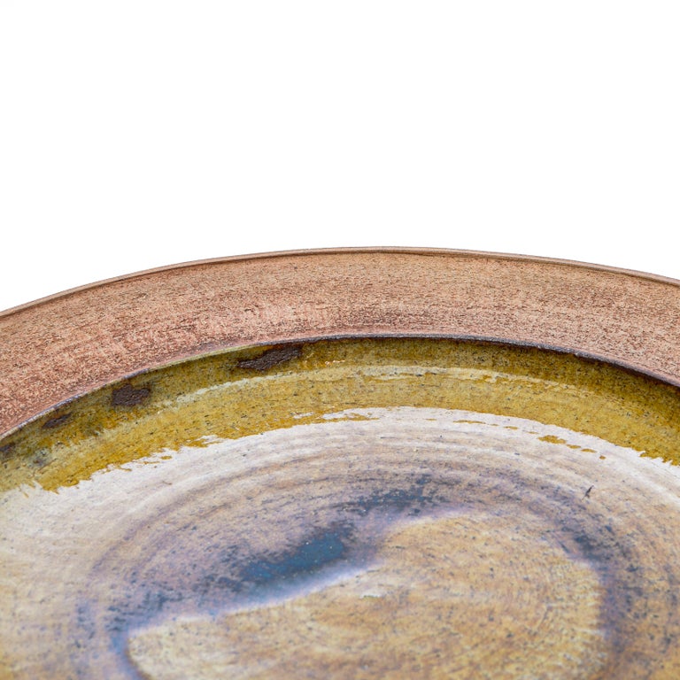 Large Unique Kähler Stoneware Dish For Sale at 1stDibs