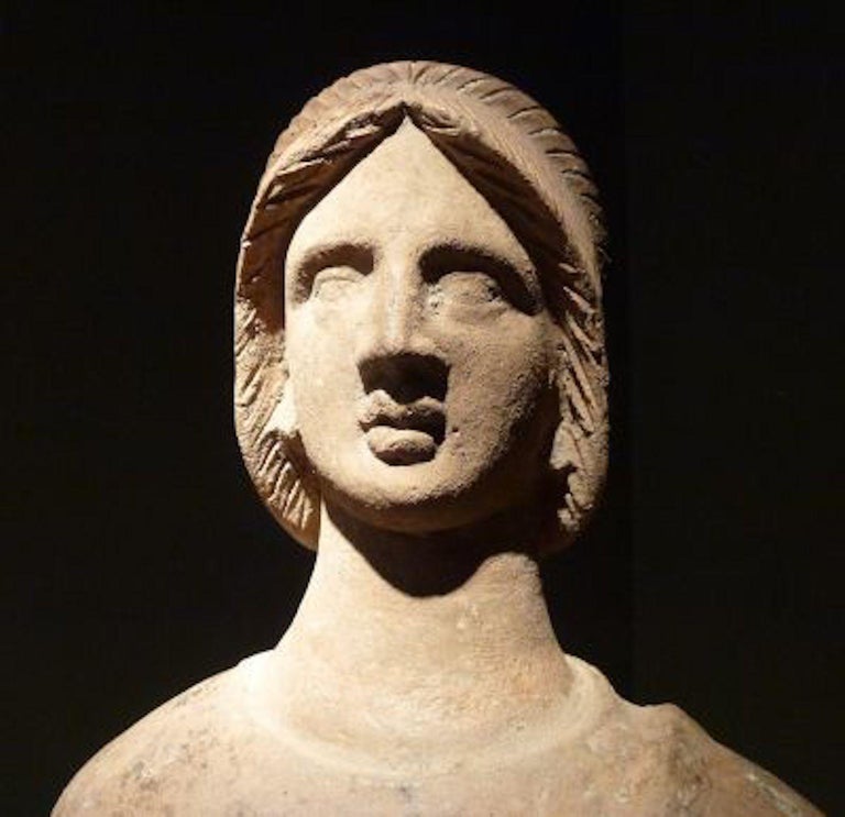 Large Upright Terracotta Votive Statue Youth Etruscan, circa 3rd-2nd ...