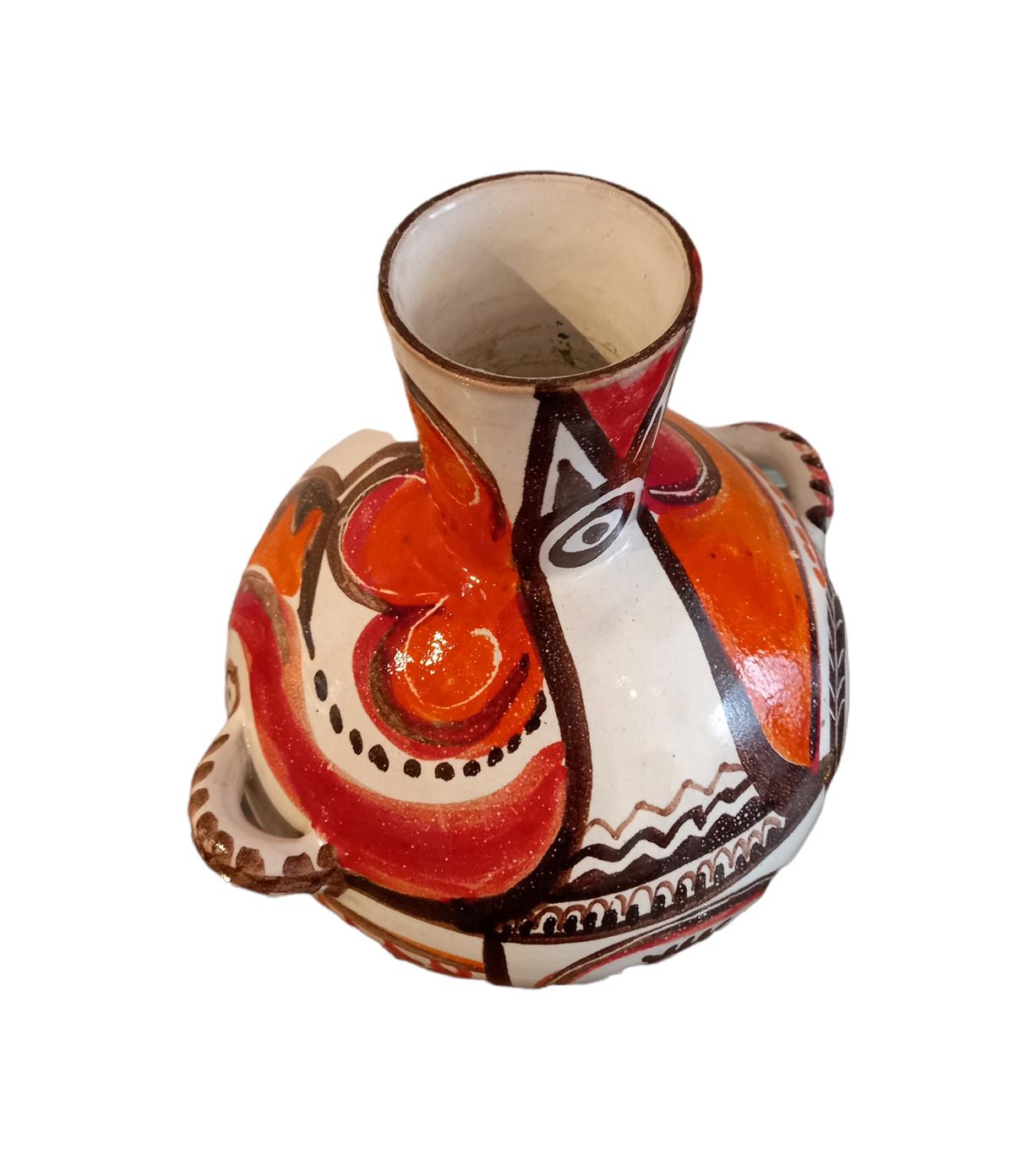 Large Vase by Giovanni DeSimone, Italy 1950, Signed at 1stDibs