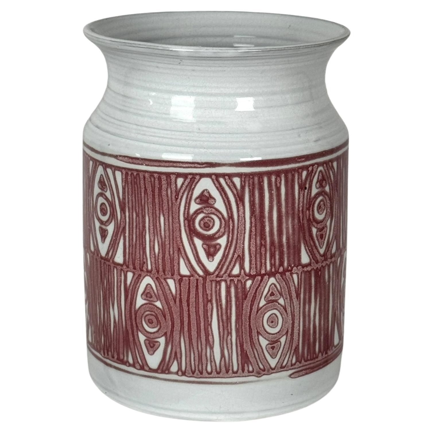 Large vase by Jacques Pouchain For Sale at 1stDibs