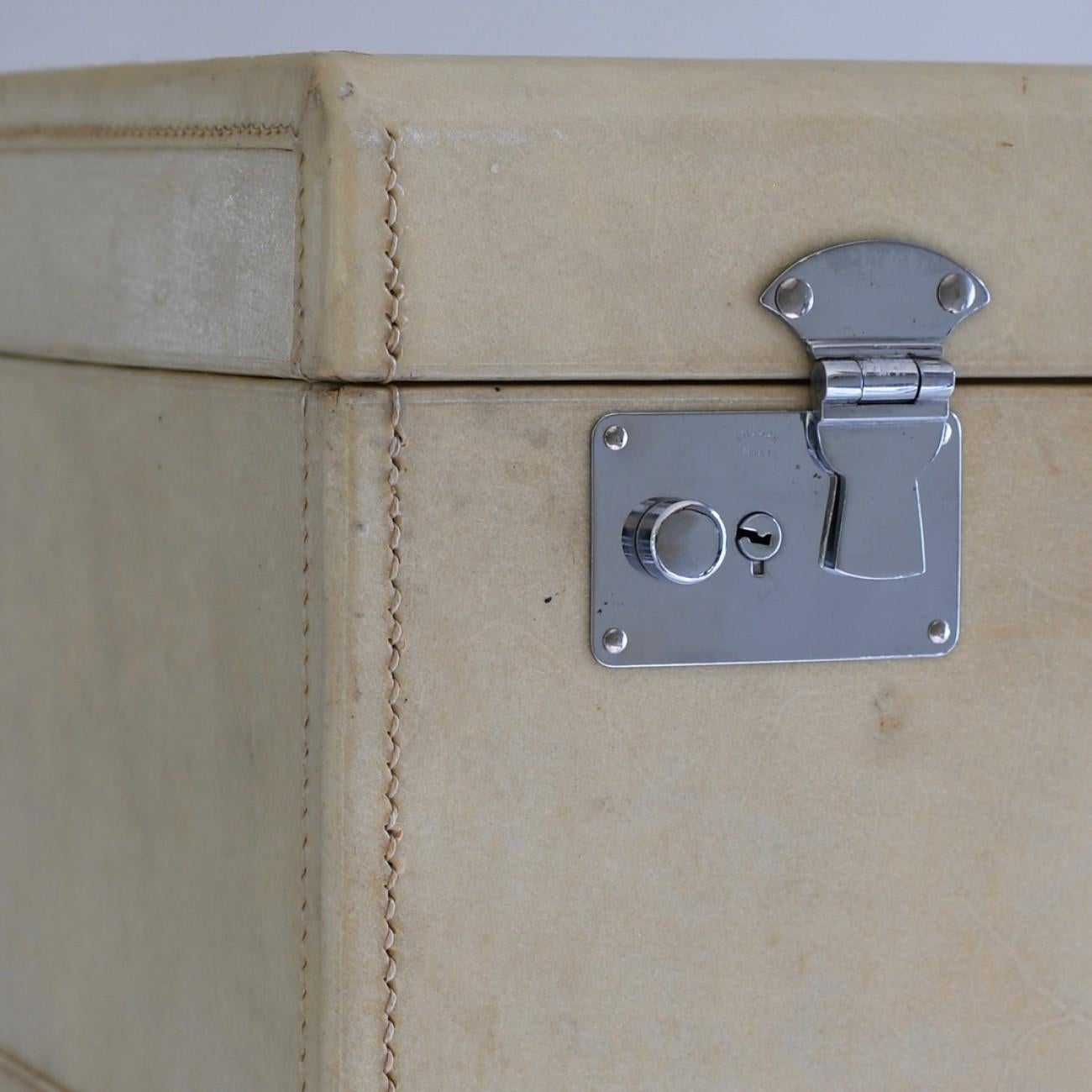 Large Vellum Suitcase, circa 1920 For Sale at 1stDibs | velum suitcase