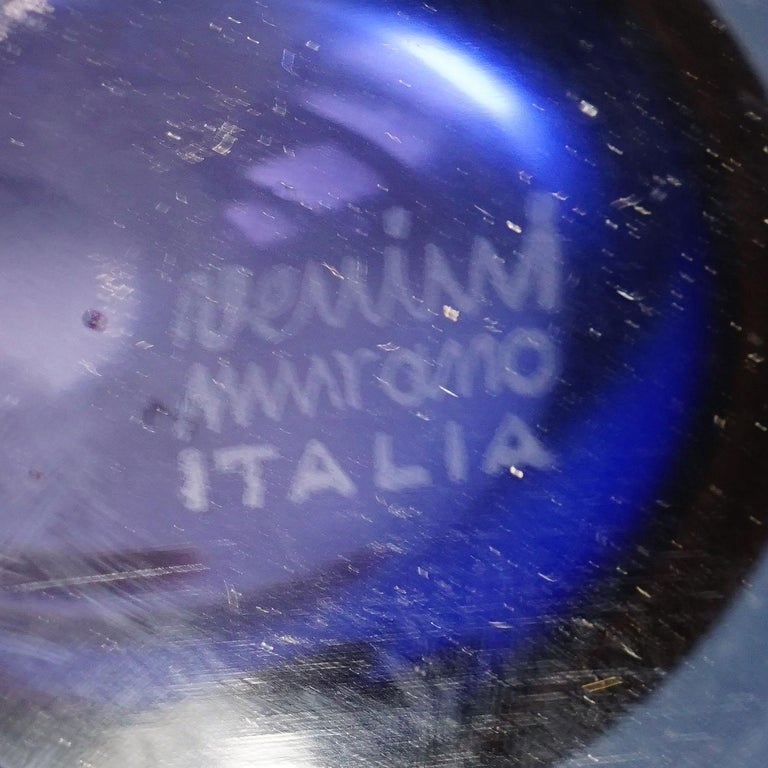 Large Venini Art Glass Vase with Inciso Decoration Paolo Venini, Murano ...