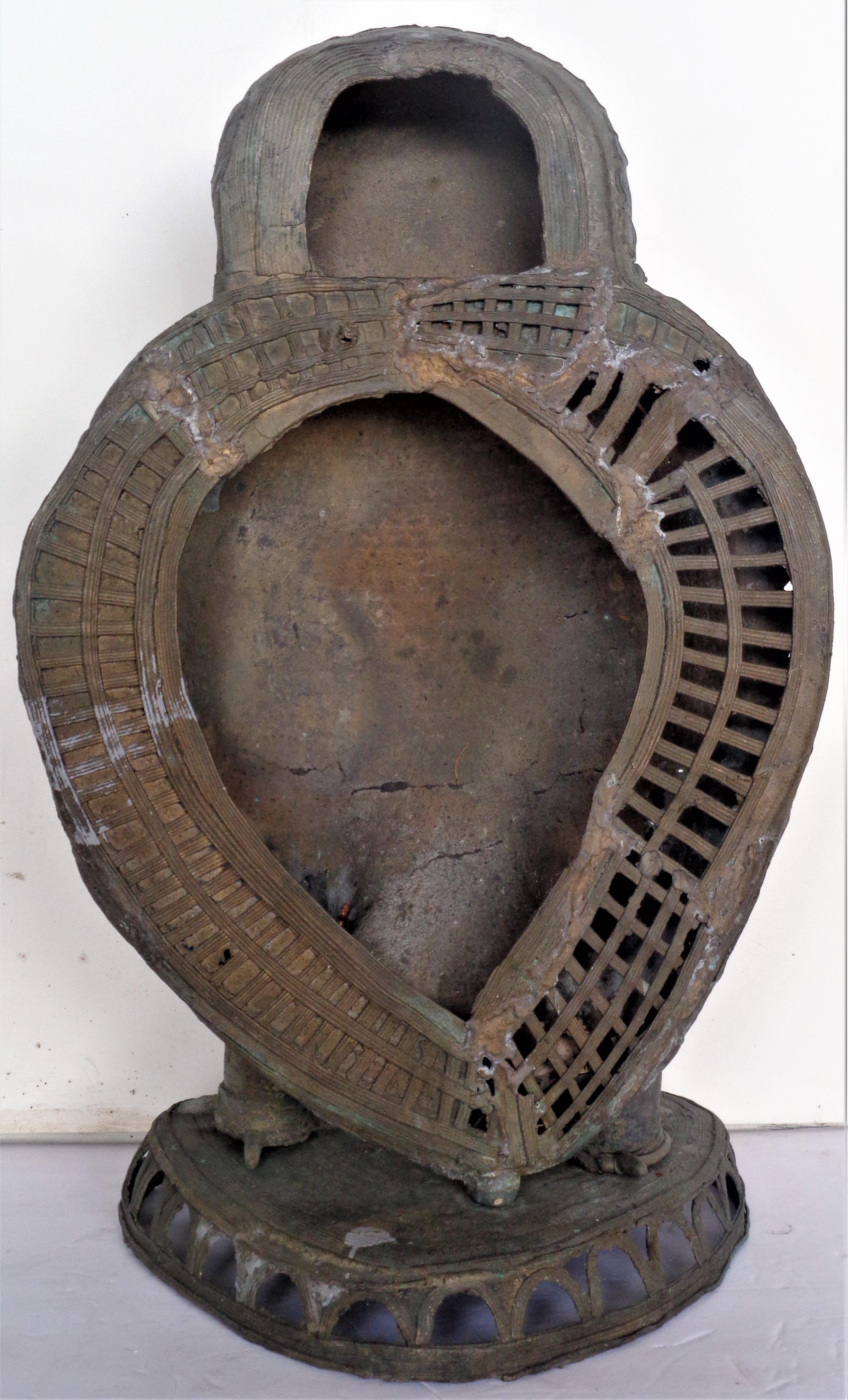 Large Zinc Metal Owl Sculpture, Circa 1900 at 1stDibs | large metal owl ...