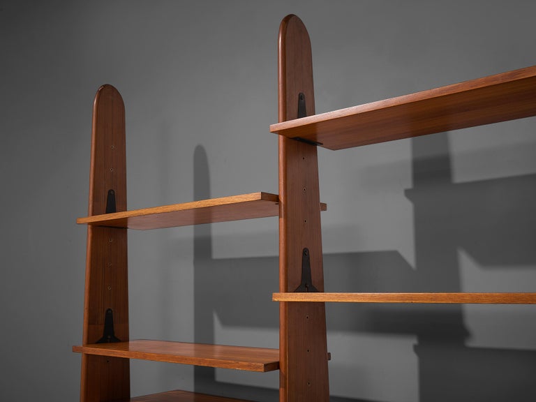 Large Versatile Italian Wall Unit in Wood For Sale at 1stDibs