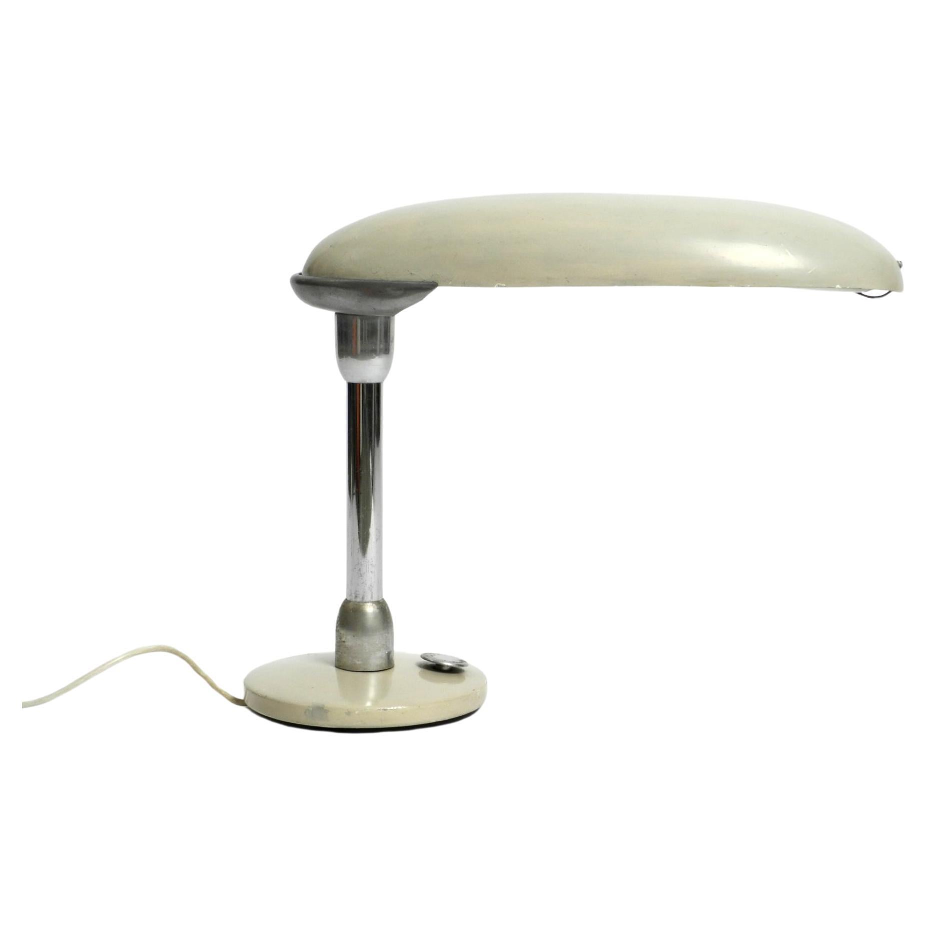 Large very rare heavy 1940s Streamline Design table lamp from the USA ...