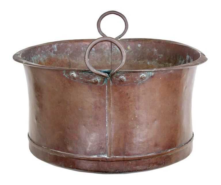 Large Victorian 19th Century Copper Cooking Vessel at 1stDibs
