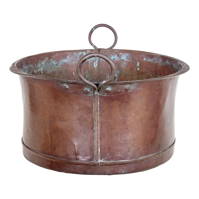 Large Victorian 19th Century Copper Cooking Vessel at 1stDibs
