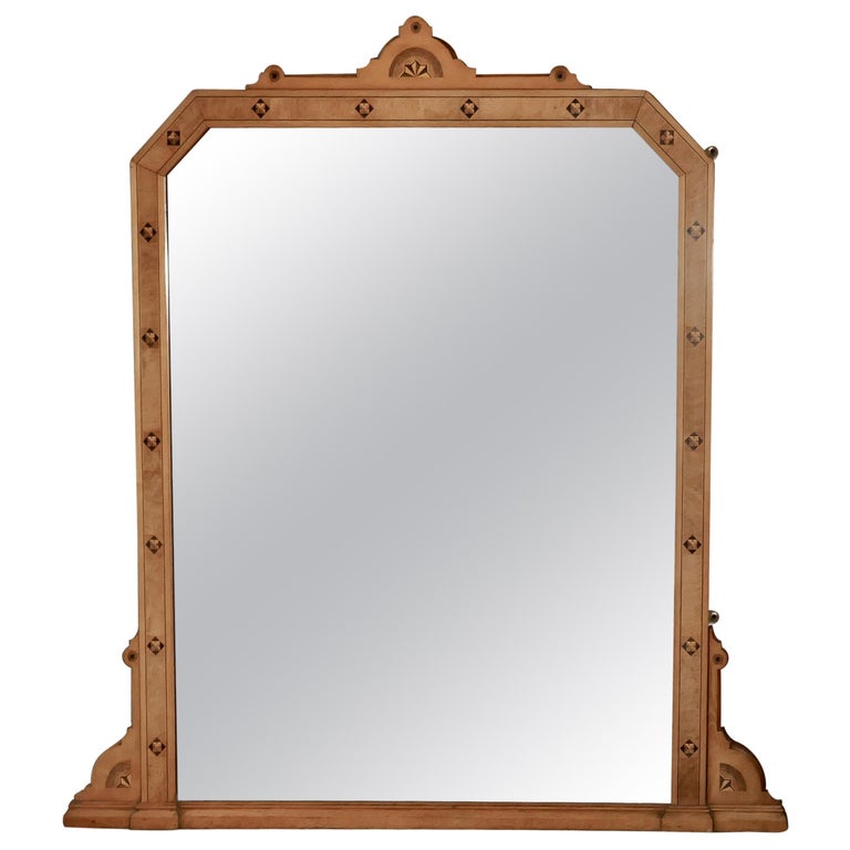 Large Victorian Arts and Crafts over Mantle Mirror at 1stDibs | arts ...