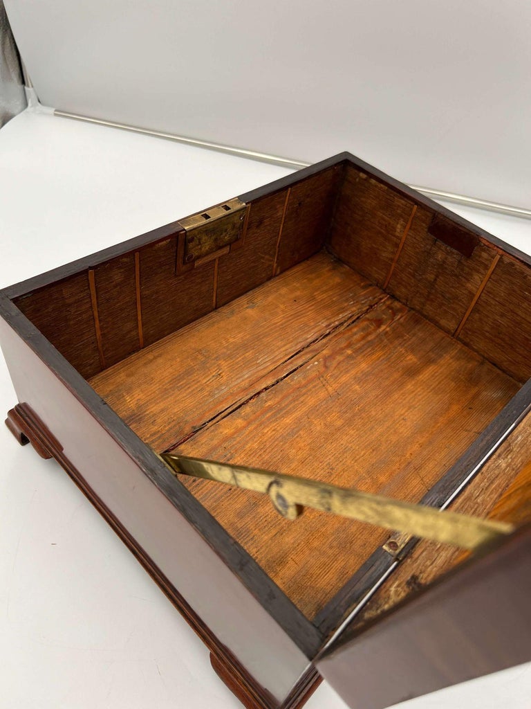 Large Victorian Box, Mahogany on Oak, England, circa 1840 For Sale at ...