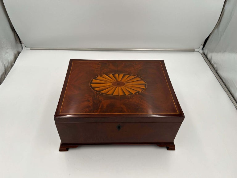 Large Victorian Box, Mahogany on Oak, England, circa 1840 For Sale at ...