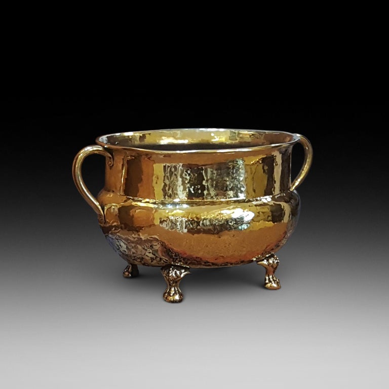 Large Victorian Brass Log Bucket For Sale at 1stDibs