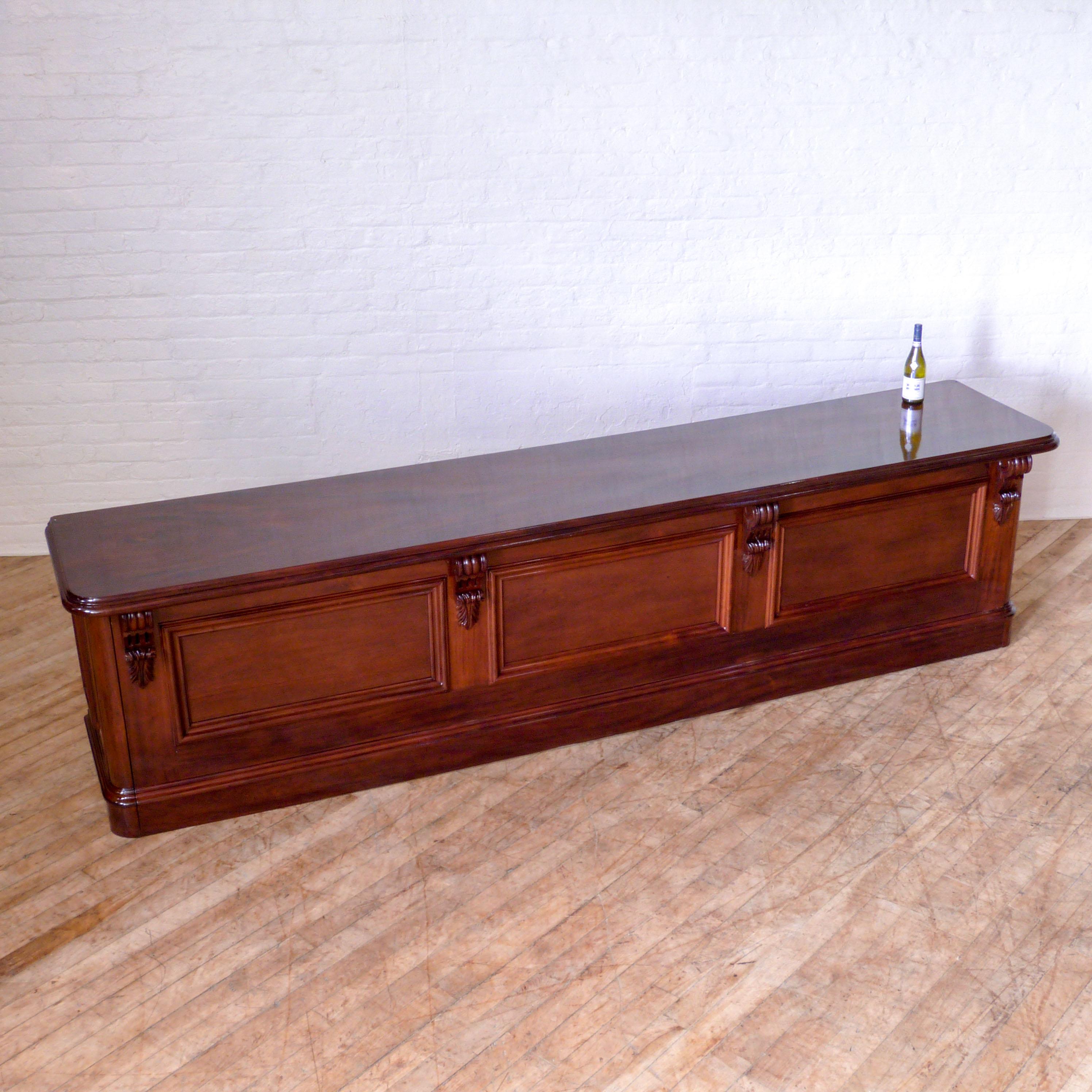 Large Victorian Mahogany Bar/Counter at 1stDibs | bar counter for sale ...