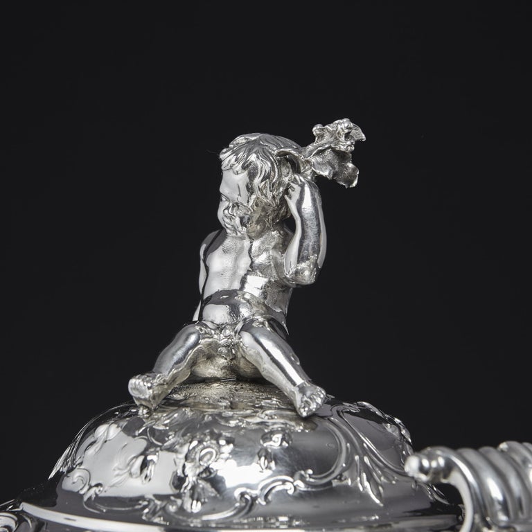 Large Victorian Silver Presentation Jug For Sale at 1stDibs