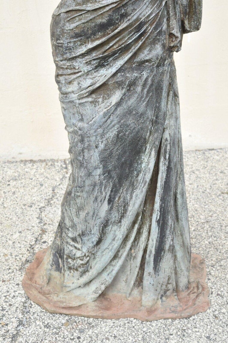 Large Victorian Style Bronze Garden Water Fountain Dione The Divine ...