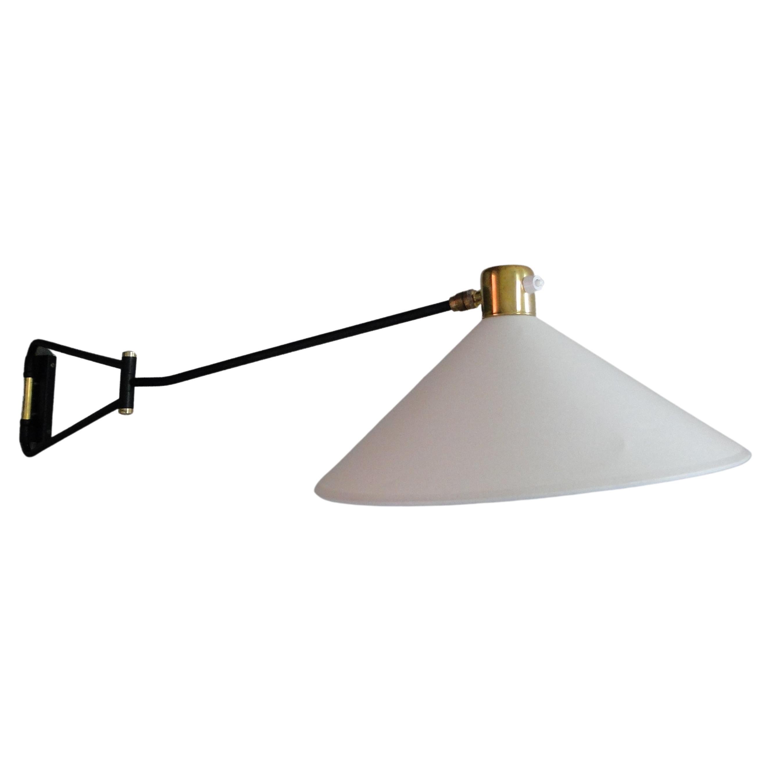 Three Rene Mathieu Wall Lights circa 1950 at 1stDibs