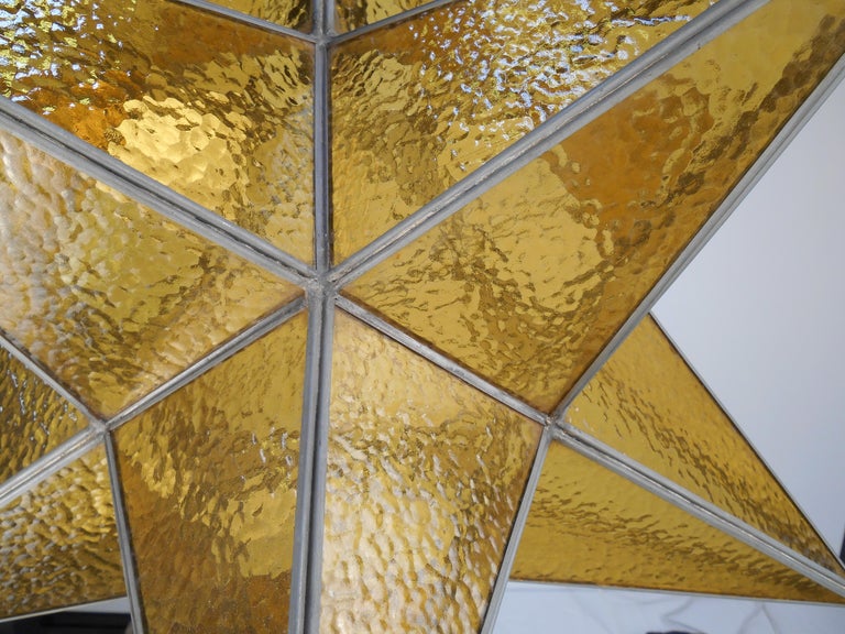 Large Vintage 1950s Moravian Star Pendant For Sale at 1stDibs