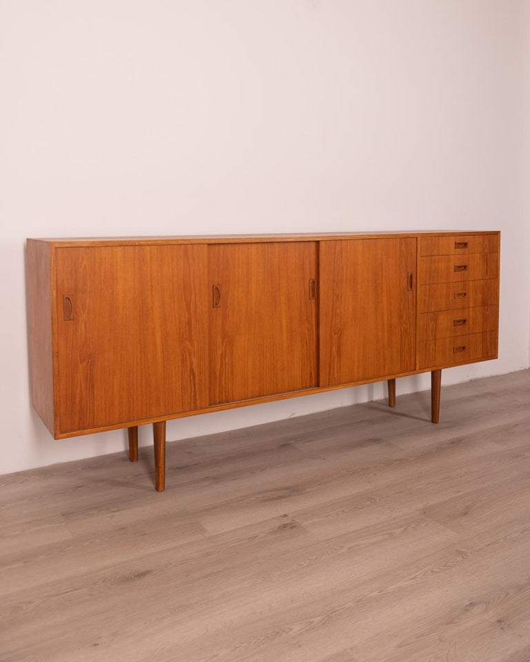 Large Vintage 60's Sideboard in Teak Wook Danish Design at 1stDibs
