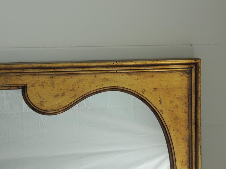 Large Vintage Arabesque Style Gold Leaf Wall Mirror at 1stDibs ...