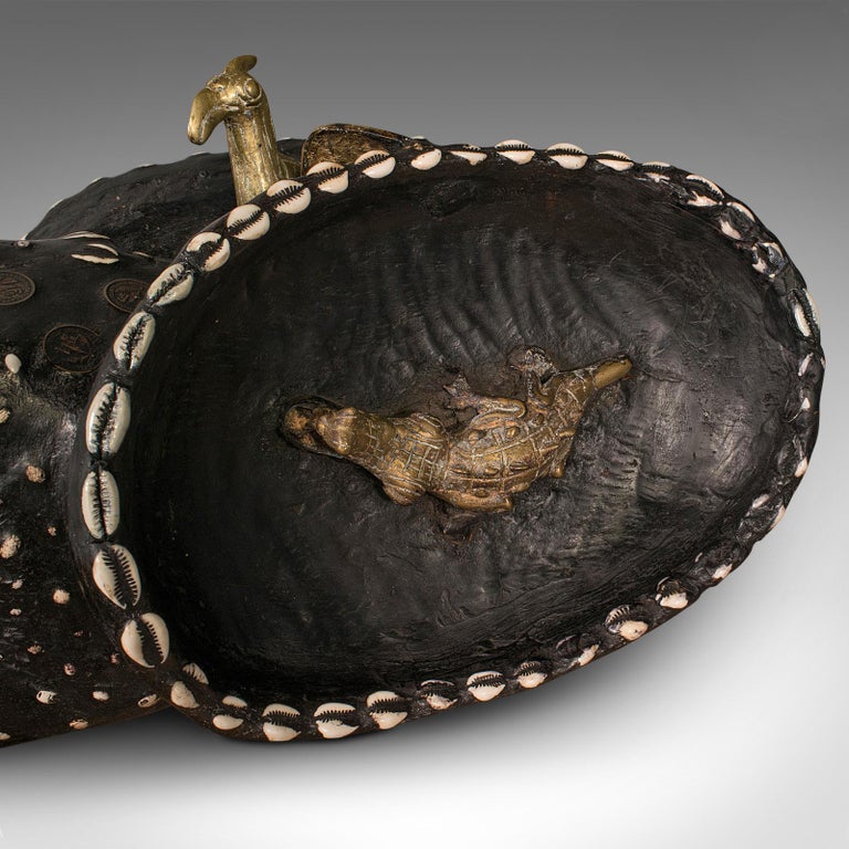 Large Vintage Bamileke Elephant Mask, Cameroon, Decorative, Tribal ...