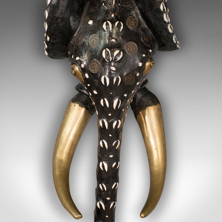 Large Vintage Bamileke Elephant Mask, Cameroon, Decorative, Tribal ...