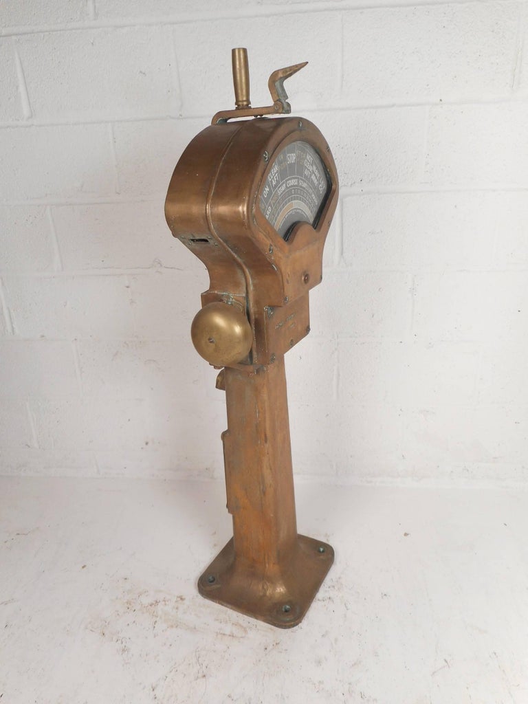 Large Vintage Brass Telegraph by Siemens Brothers and Co. at 1stDibs