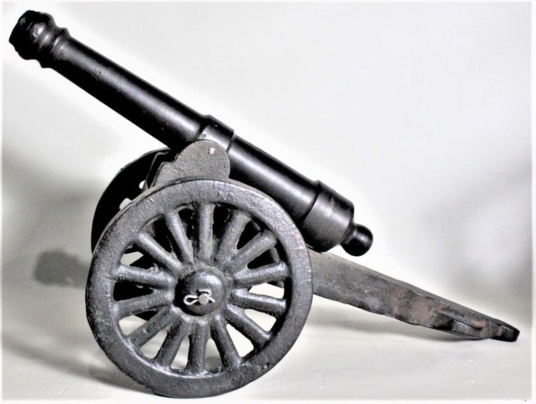 Large Vintage Cast Metal Decorative or Toy Colonial Canon Model For ...