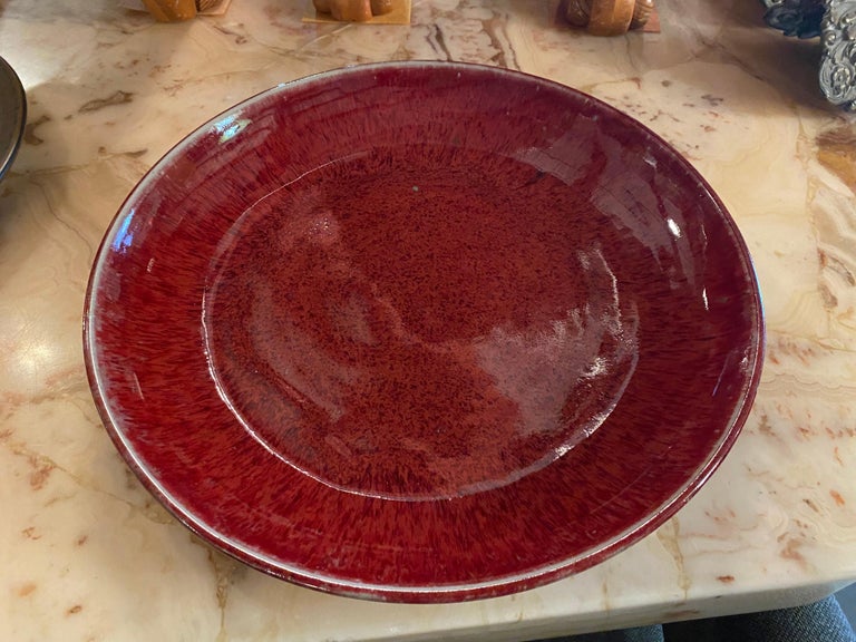 Large Vintage Ceramic Decorative Bowl by Harding Black at 1stDibs