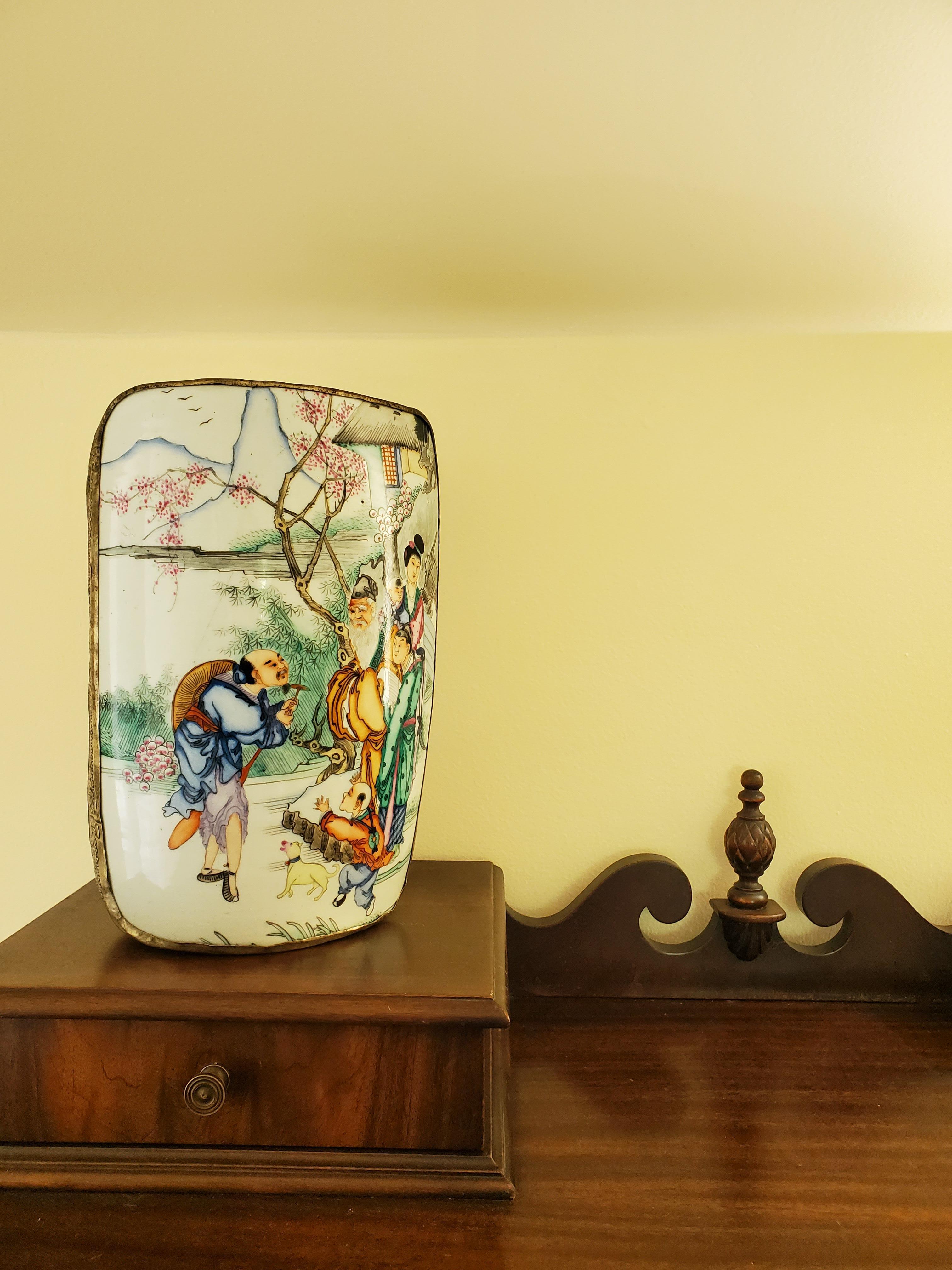 Antique Chinese Porcelain Vase Shard Box For Sale at 1stDibs