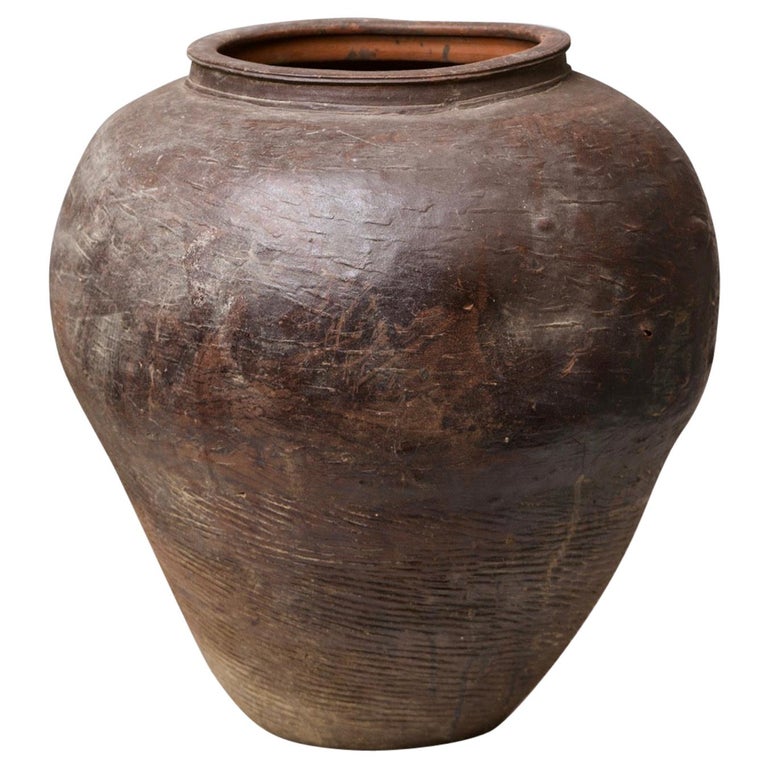 Large Vintage Farmyard Amphora Jar at 1stDibs