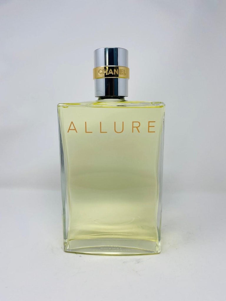 Large Vintage Glass Factice Allure by Chanel For Sale at 1stDibs