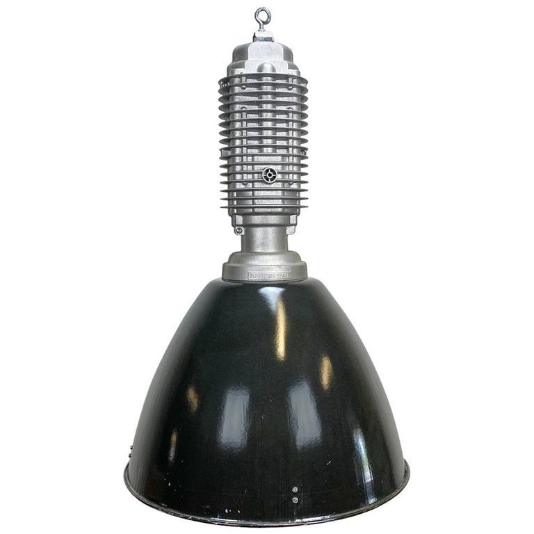 Large Vintage Industrial Factory Hanging Lamp at 1stDibs | hanging lamp ...