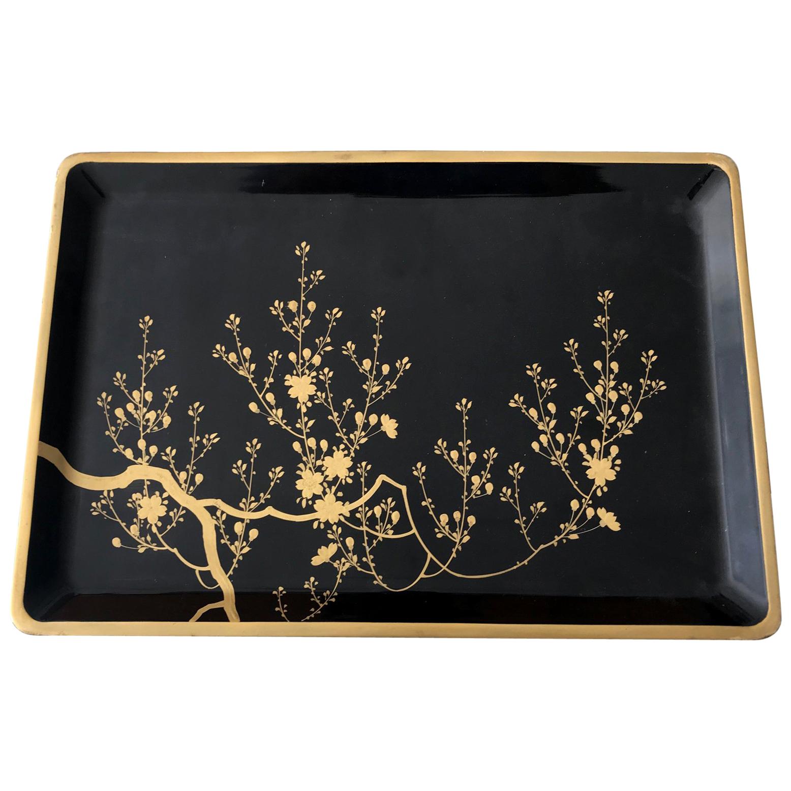Large Vintage Japanese Lacquer Tray at 1stDibs | japanese lacquer trays ...
