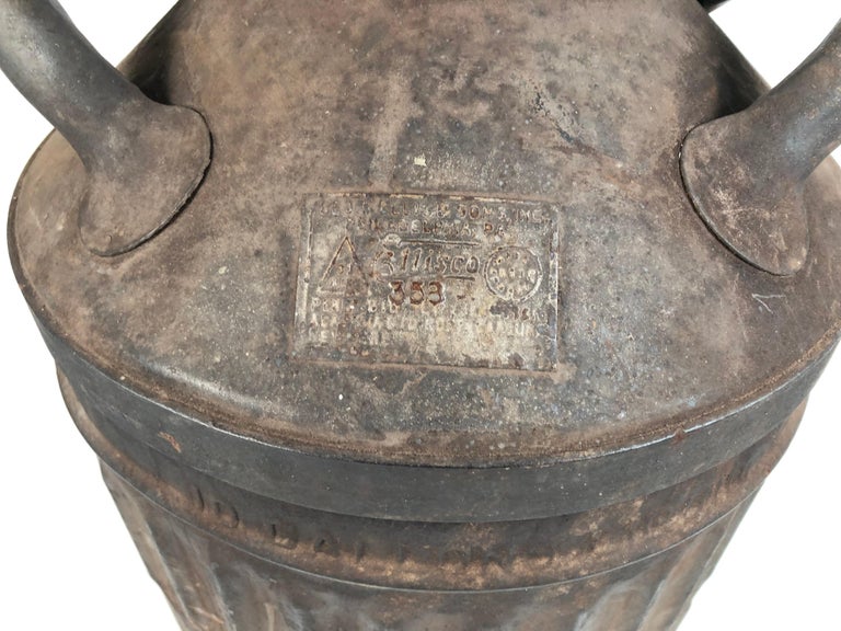 Large Vintage Jenney Oil 10 Gallon Can at 1stDibs